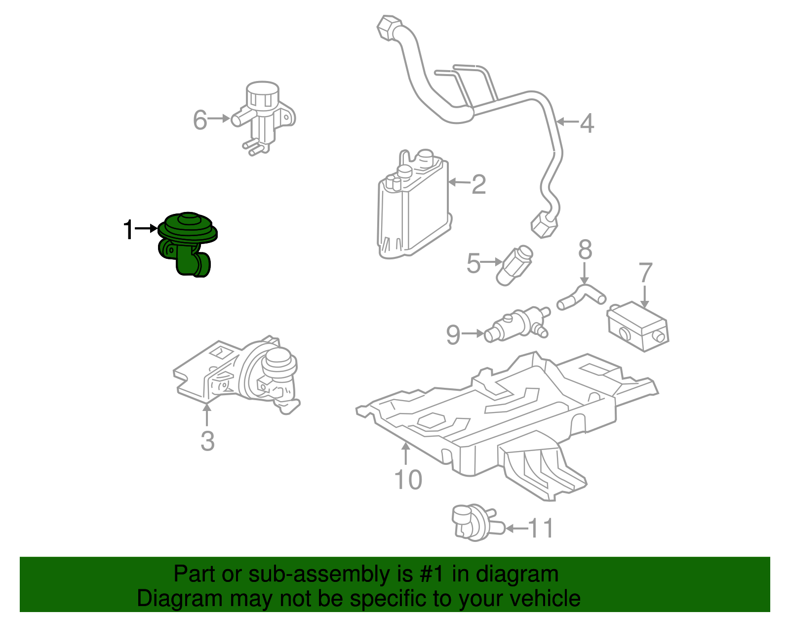 1997-2009 Ford OEM NEW Ford 1997-2007 Exhaust E150 E350 XLT Gas ...