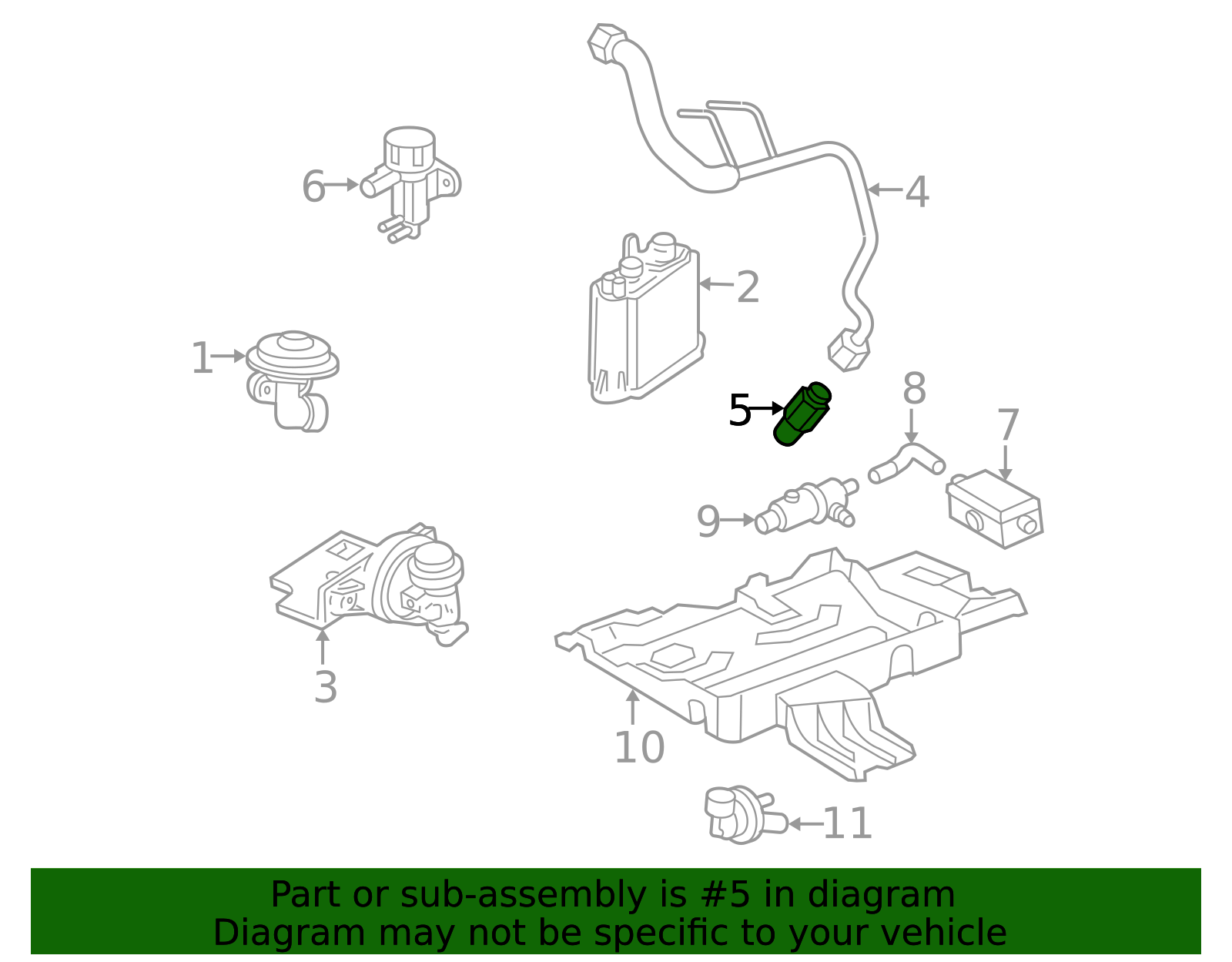 2003-2014 Ford | Connector | F65Z-9F485-AA | Walls' Ford Parts