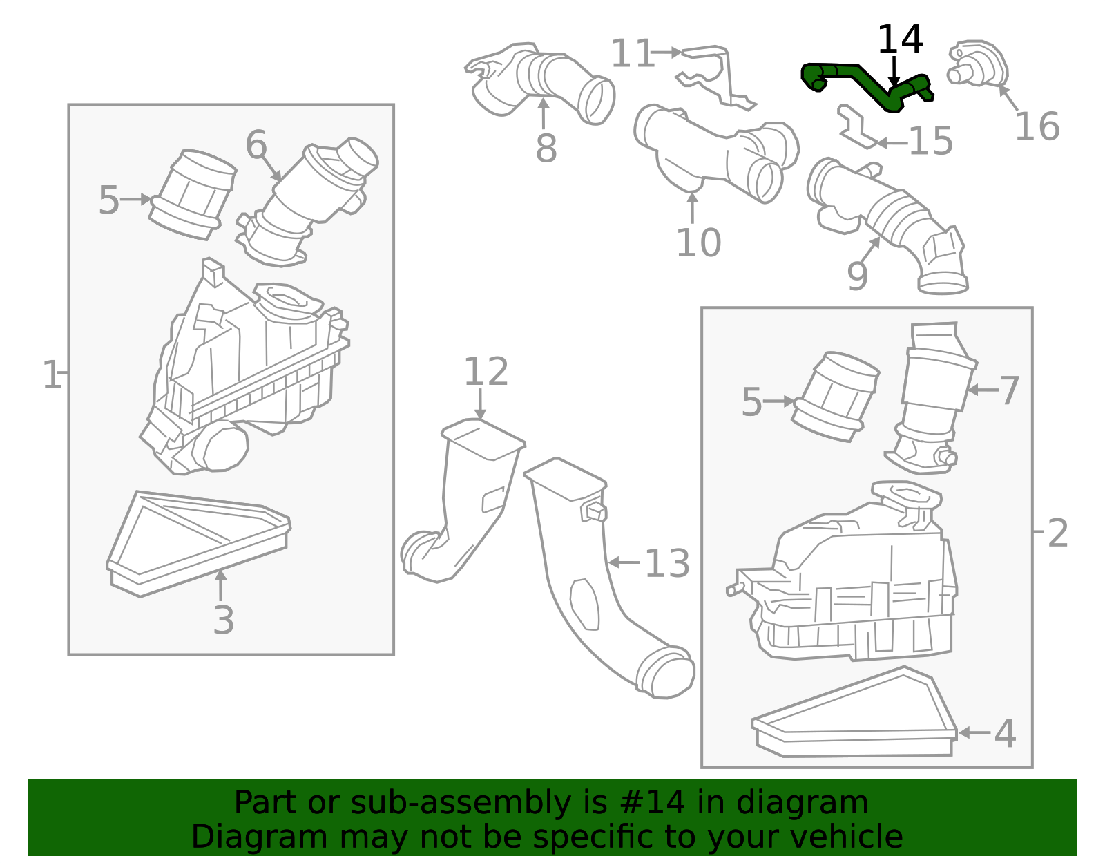 Air Intake Hose - Seamless OEM Engine Airflow T2R11548 | AutoNation Parts