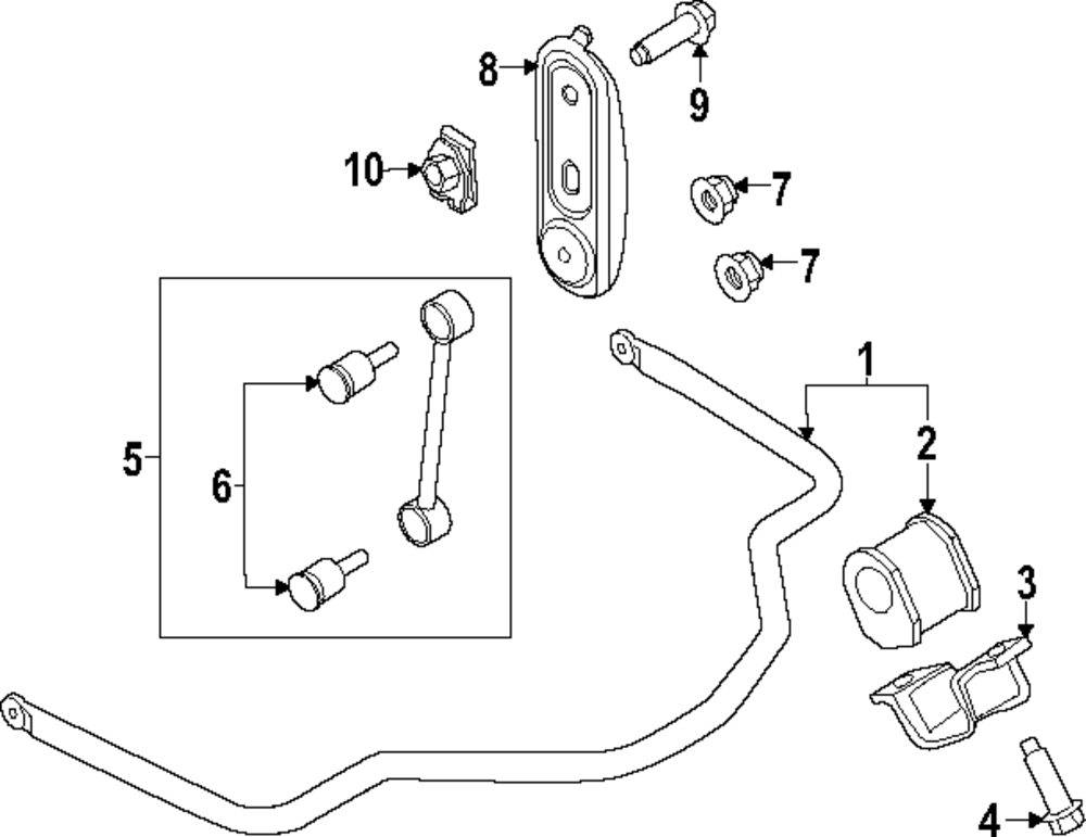 2023-2025 Ford | Link | LC3Z-5K484-A | Walls' Ford Parts