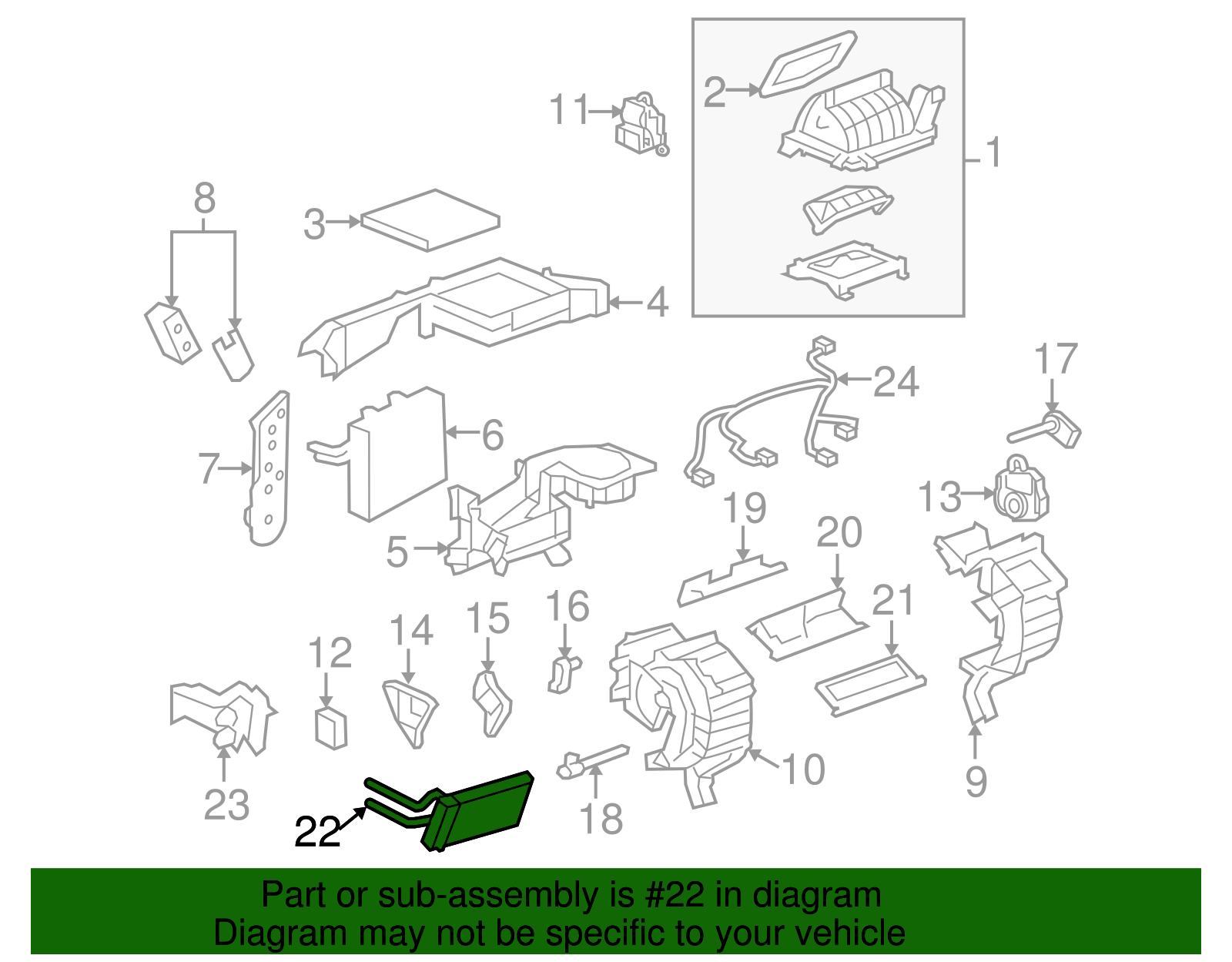 25952917 - 2010-2017 GM - Heater Core | Partners Chevy