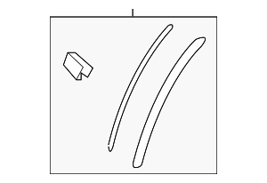2015-2020 Mitsubishi Wheel Opening Molding 7407A673 | MitsubishiParts.com
