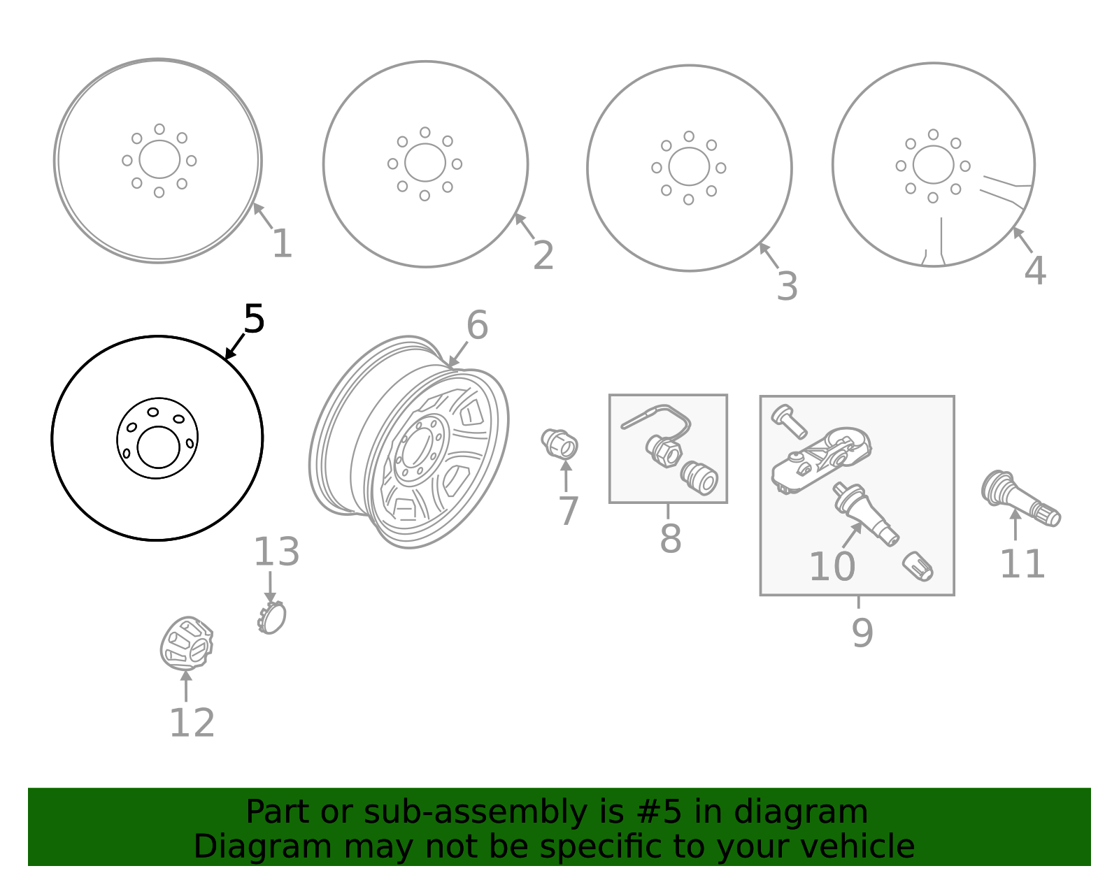 2020-2022 Ford F-250 Super Duty | Wheel Assembly | LC3Z-1007-D | Walls ...