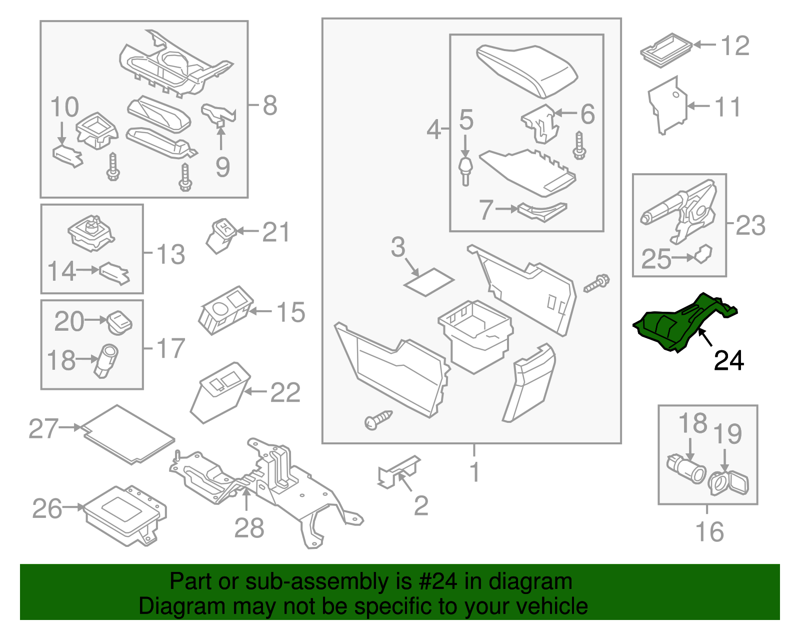 KD31-44-070 - High-Quality Park Brake Handle Mount Bracket for 2014-2018 Mazda 3 | AutoNation Parts