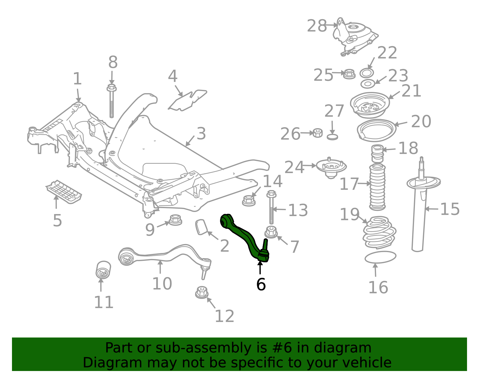 31-12-2-347-965 - Rear Lower Control Arm - 2006-2010 BMW | BMW Parts ...
