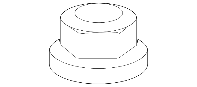33-17-6-760-343 - Ft Lower Control Arm Retainer Nut 2000-2025 BMW ...