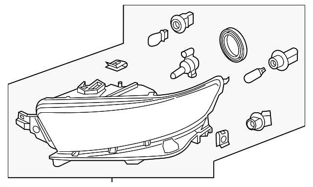 2016-2019 Ford Headlamp Assembly FG1Z-13008-R | OEM Parts Online