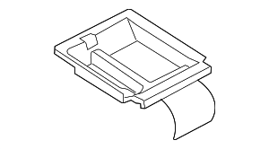 51168228810 - 1999-2005 BMW Tray, Armrest Black (51-16-8-228-810) | BMW ...
