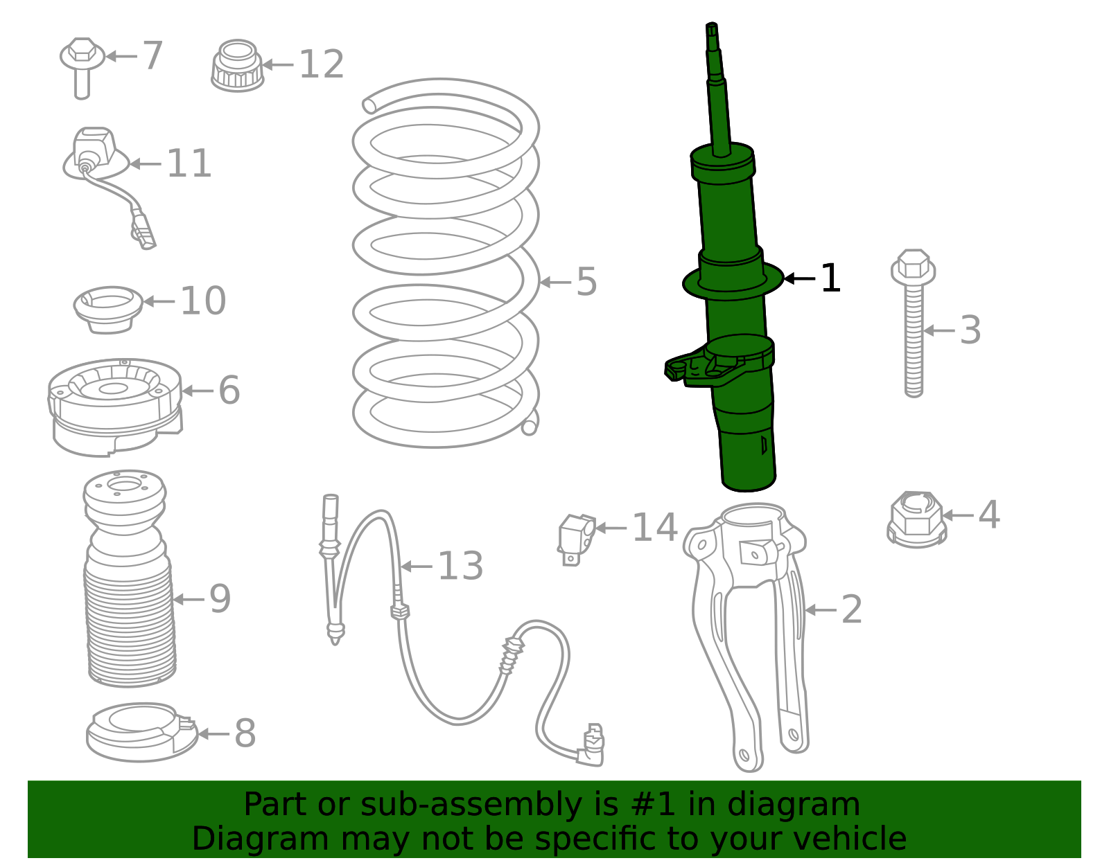 2019-2025 BMW Strut 31-30-7-856-899 | BMW Parts Online Hub