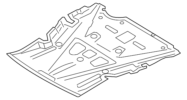 51757241814 - 2012-2021 BMW Under Cover (51-75-7-241-814) | BMW of ...