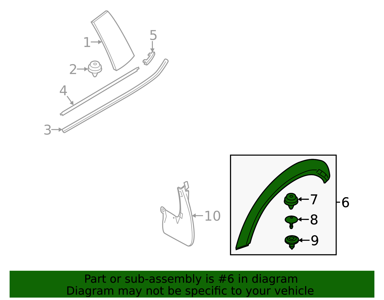 51-77-7-387-893 - High-Quality Wheel Arch Molding for 2015-2021 Mini ...