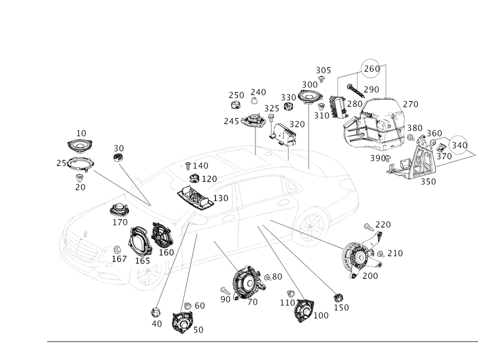1994-2026 Mercedes-Benz Amplifier, Hi-Fi System 213-827-00-62 | Benz ...