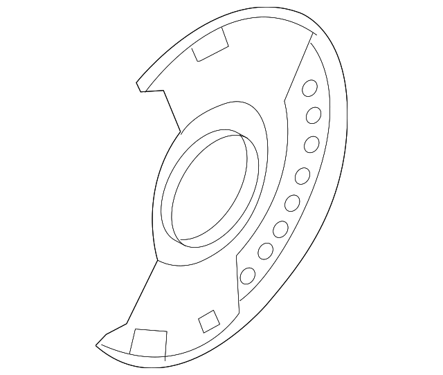 2008-2010 Nissan Versa Splash Shield 41151-ED000 | QuirkParts