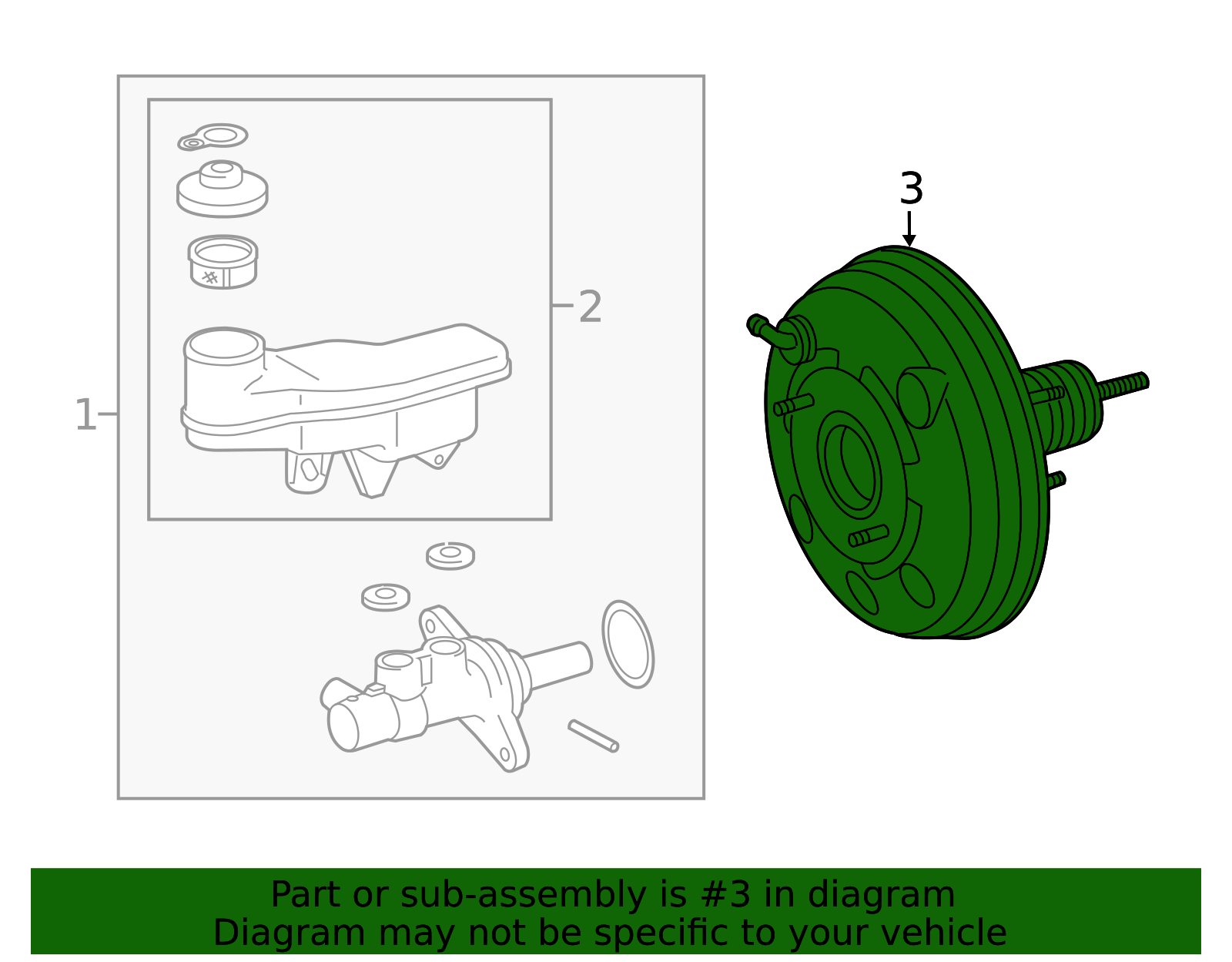 OEM Power Brake Booster - Brake Assist Replacement for Toyota ...