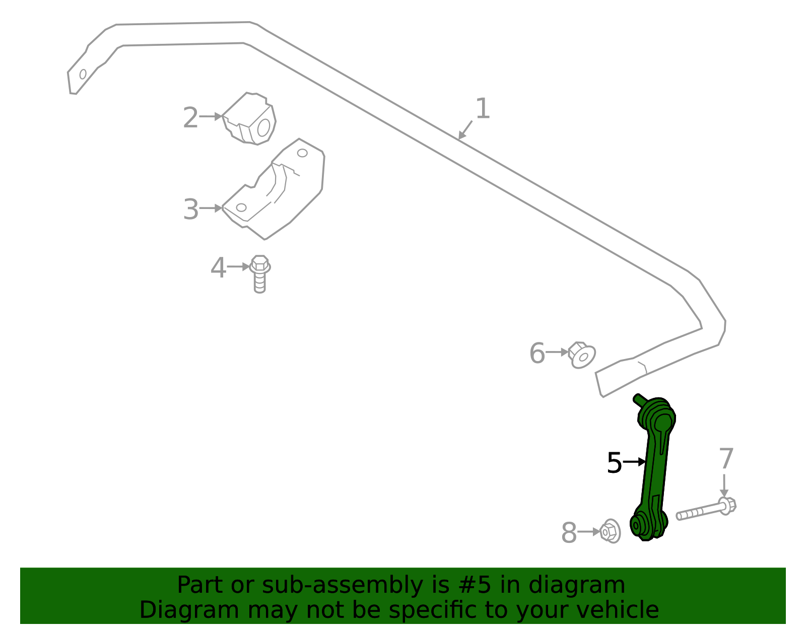 2019-2025 BMW Stabilizer Link 33-55-6-882-924 | BMW OEM Parts