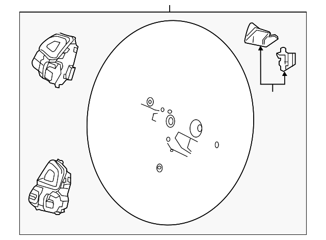 2016-2019 Ford Explorer | Steering Wheel | FB5Z-3600-DB | Walls' Ford Parts