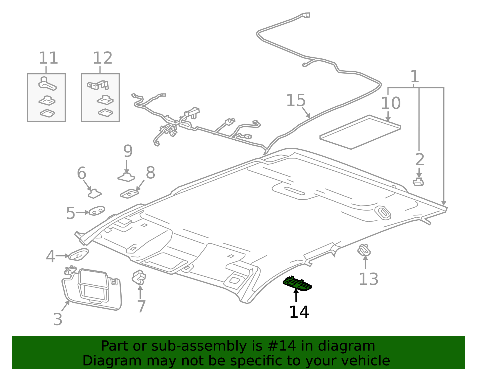 86801223 - Dome Lamp Assembly | Partners Chevy