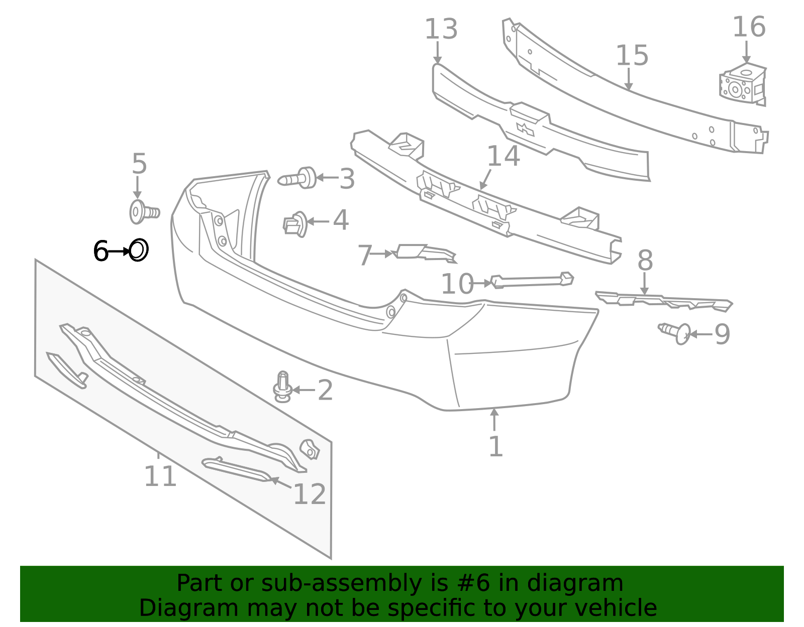 85268-SA0-000 - Bumper Cover Protector 1997-2021 Honda | Honda Parts Online