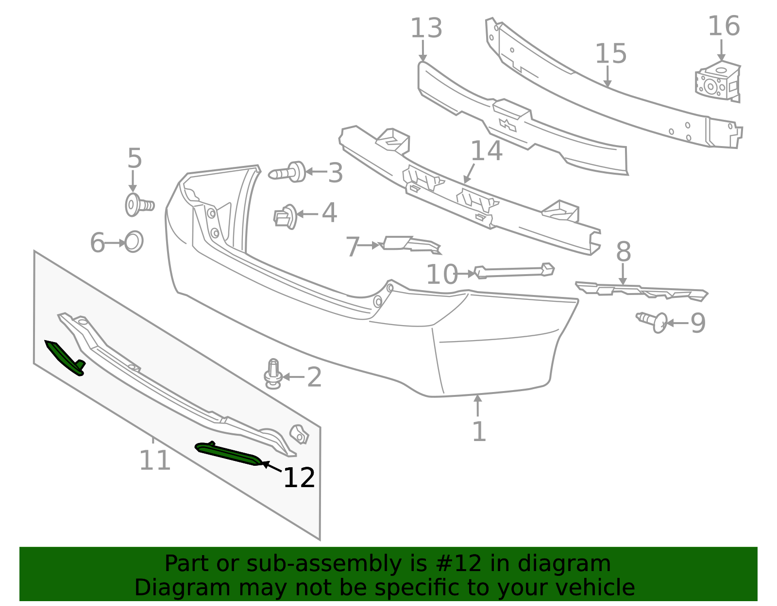 33555-T2A-A01 - Reflector 2013-2015 Honda Accord | Group 1 Auto Parts