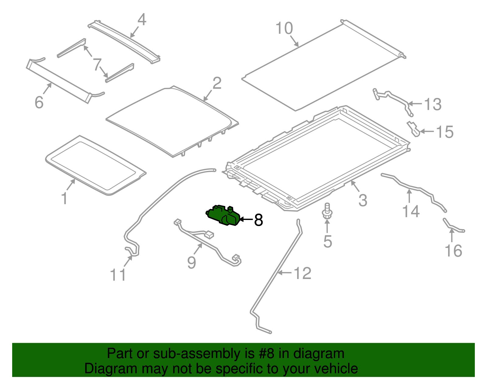 EJ7Z-15790-B - Motor 2015-2019 Lincoln MKC | Ford Parts Direct