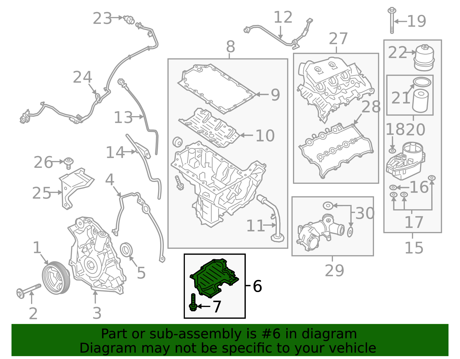 JL3Z-6675-C - Oil Pan 2018-2021 Ford F-150 | Ford Parts Direct