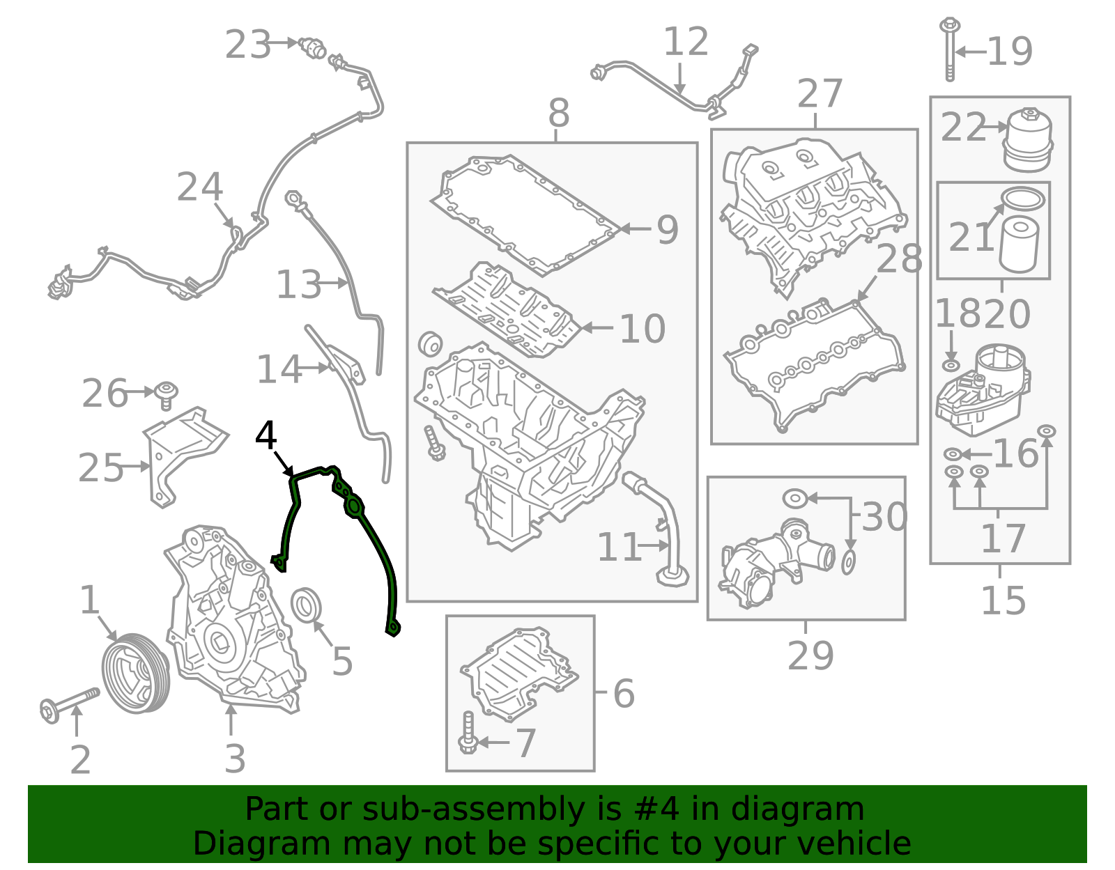 JL3Z-6626-A - 2018-2021 Ford F-150 - Gasket | Dealer Auto Parts