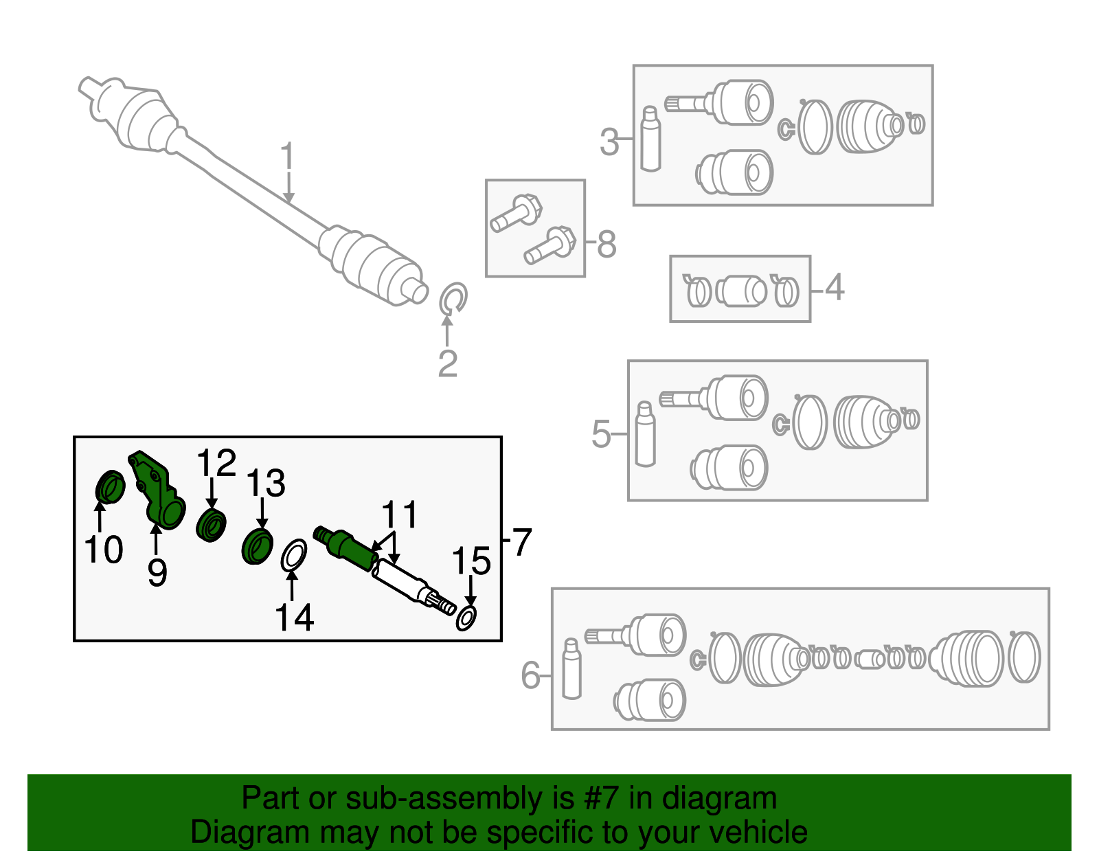 GG68-25-700B - Mazda Intermediate Shaft 2010-2015 Mazda | Performance ...