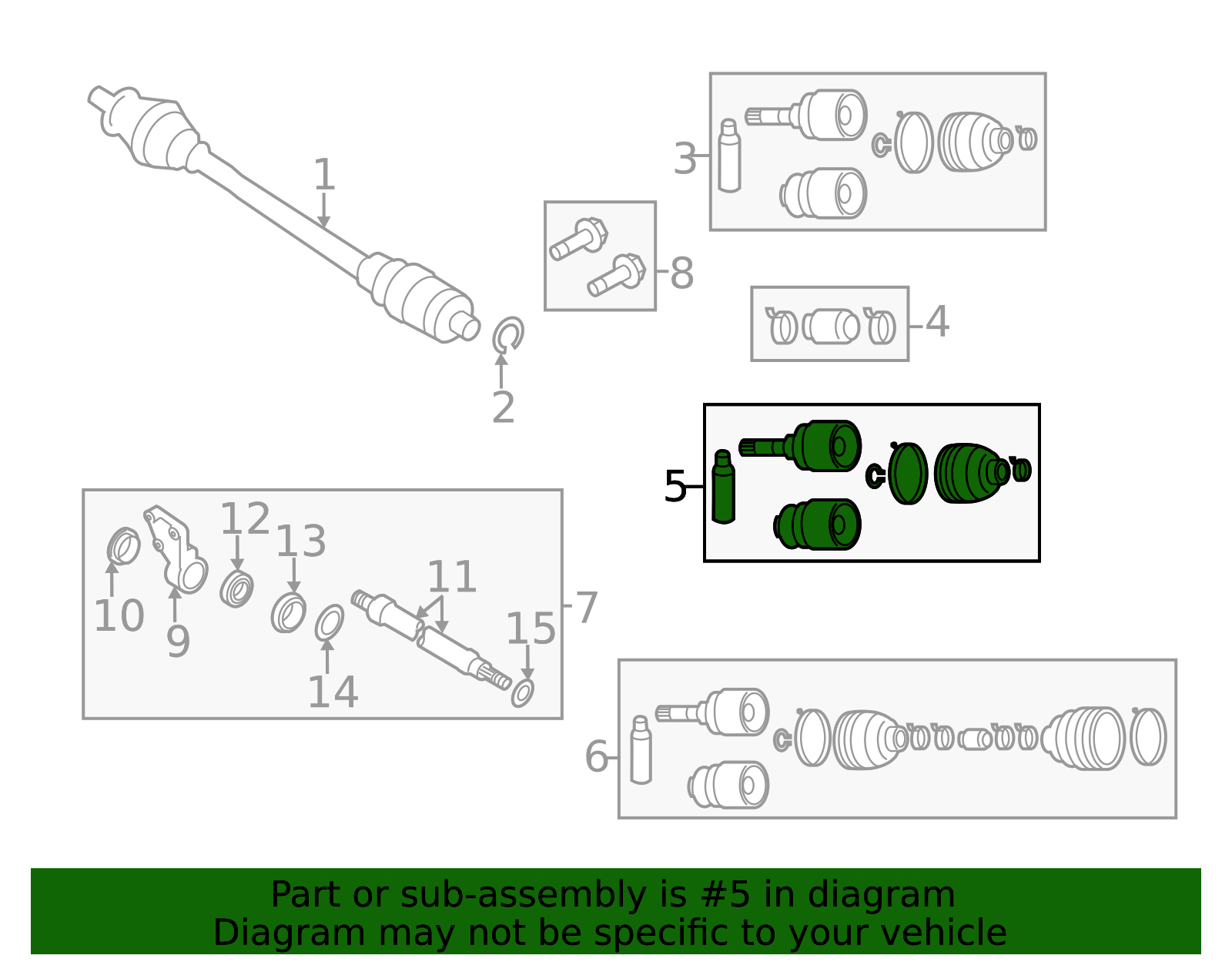 GG61-22-540 - High-Quality Inner Boot for AutoNation Parts