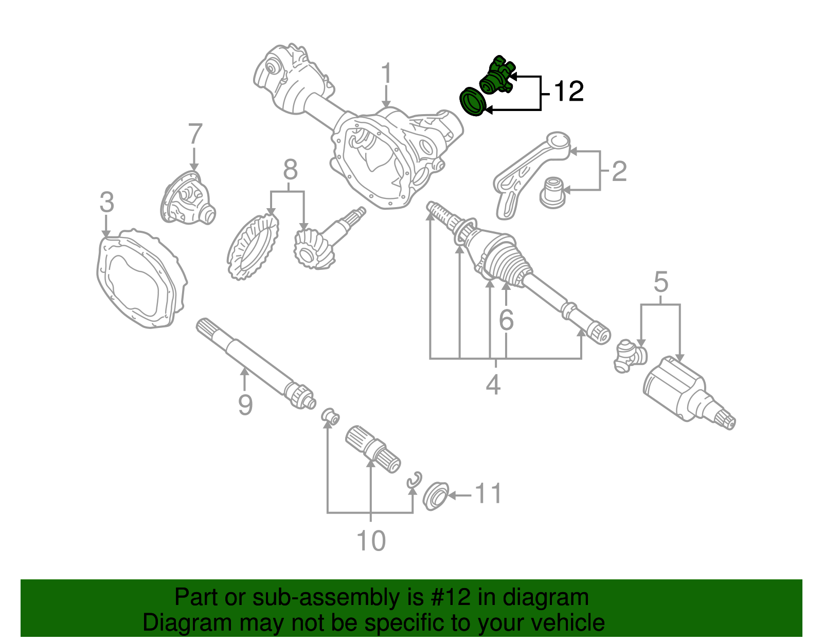 1995-2011 Ford | Yoke | 6L2Z-4851-A | Walls' Ford Parts