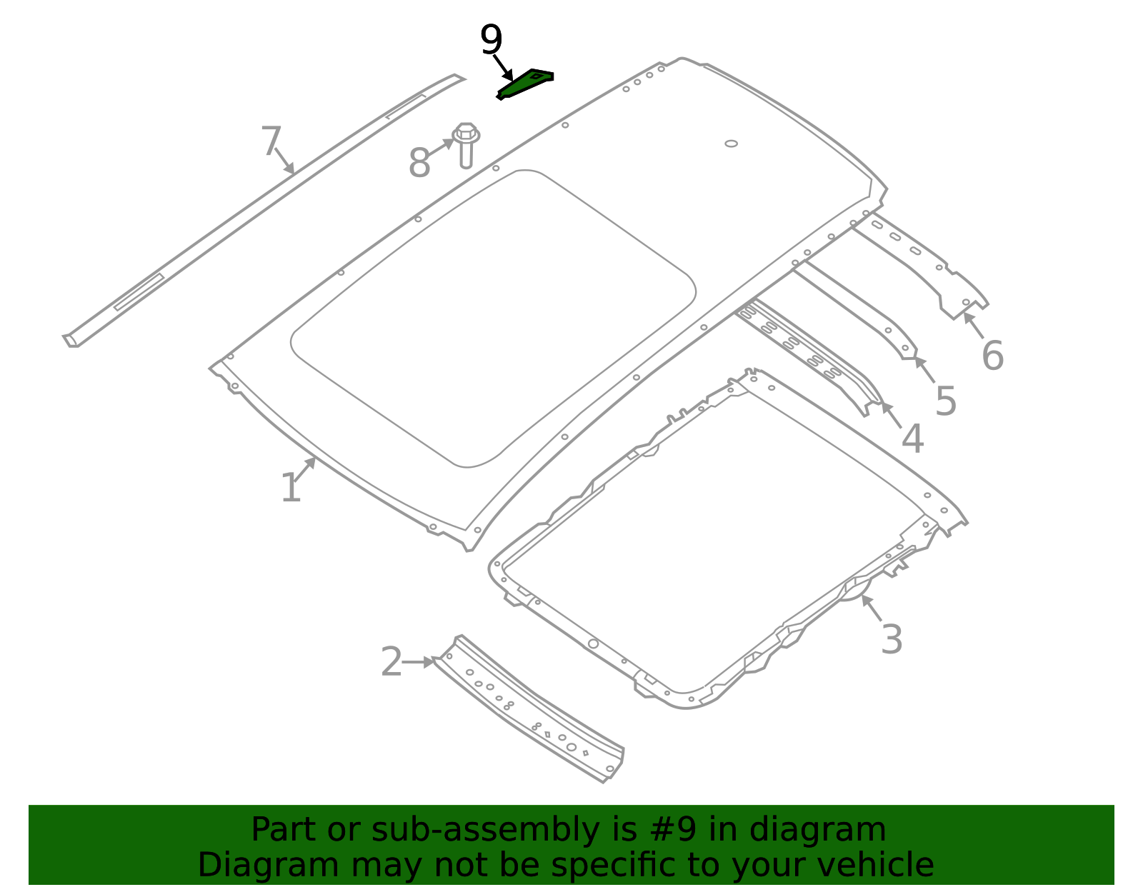 90440-4CL0A - Hinge Cover - 2014-2020 Nissan Rogue | Nissan OEM Parts ...