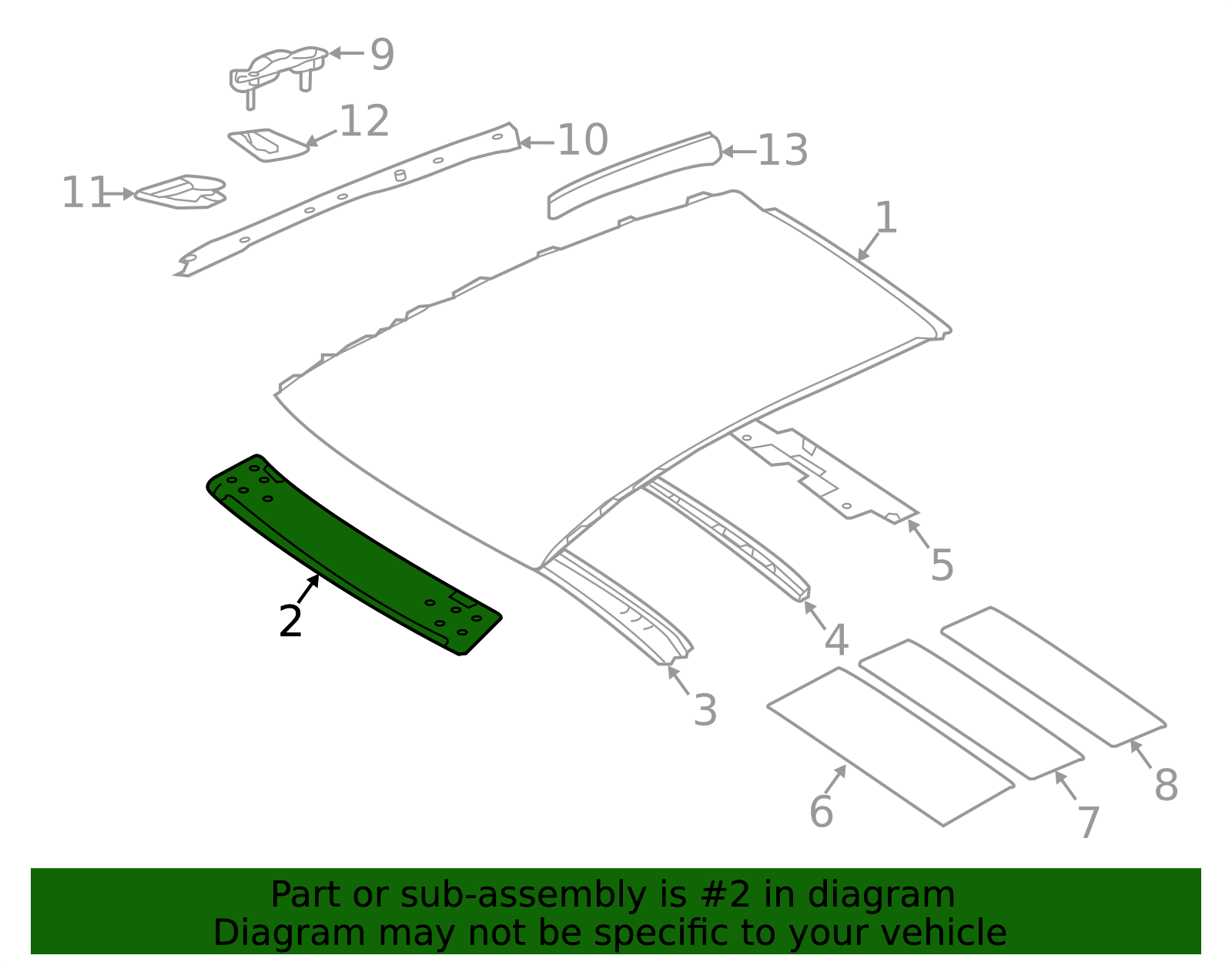 G3210-5DAMA - Windshield Header Official INFINITI Parts Store