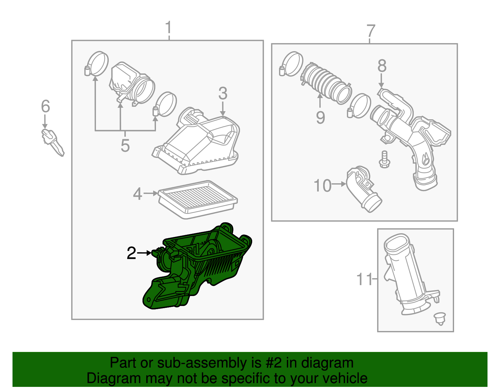 165289ka0a - Nissan Air Cleaner Body 2012-2019 Nissan | Performance ...
