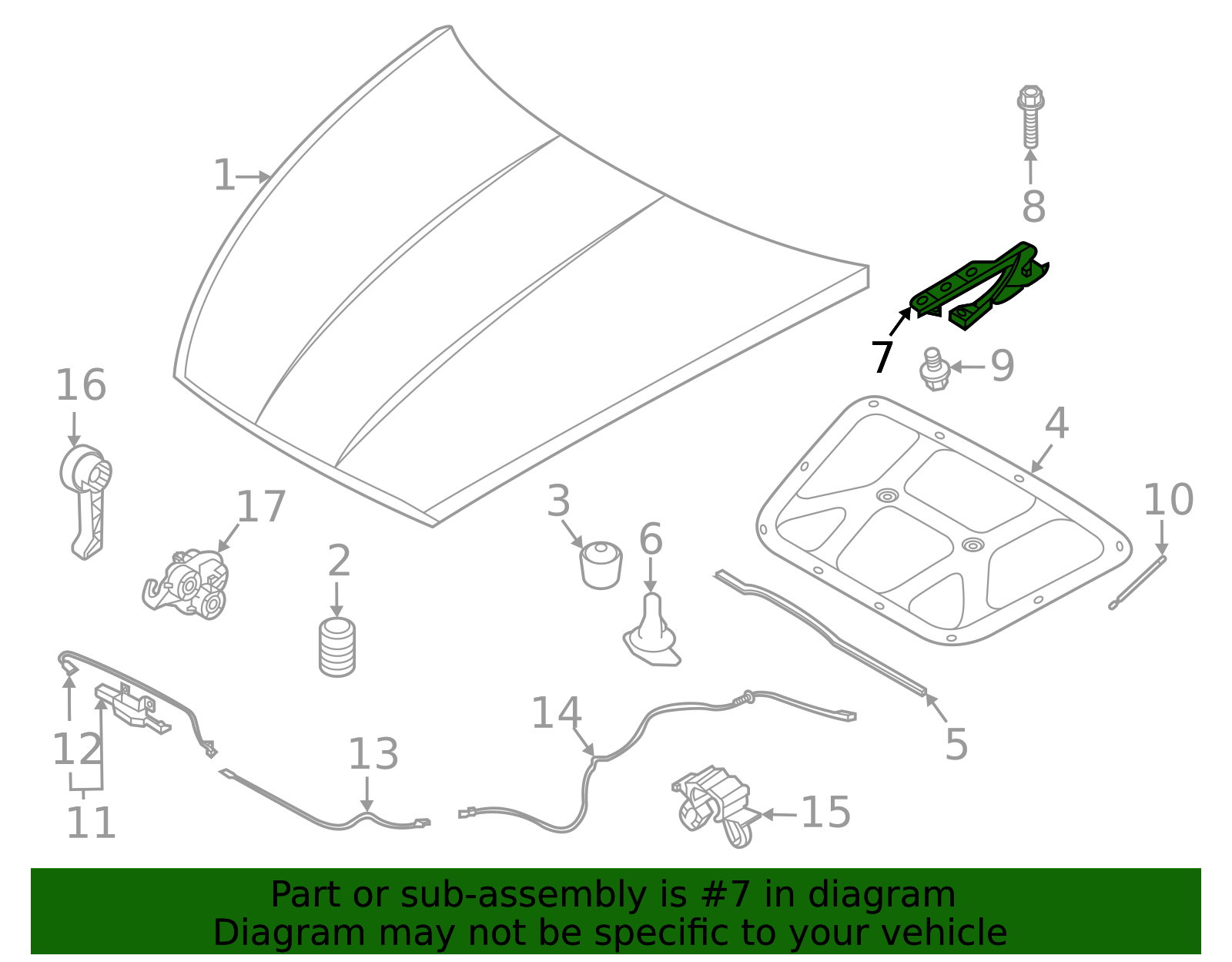 66910-L2000 - Hinge 2021-2025 Kia K5 | Kia.Parts Store