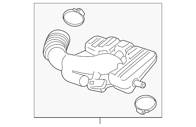 2012-2017 Buick Verano Air Cleaner Outlet Duct 13372201 GM ...
