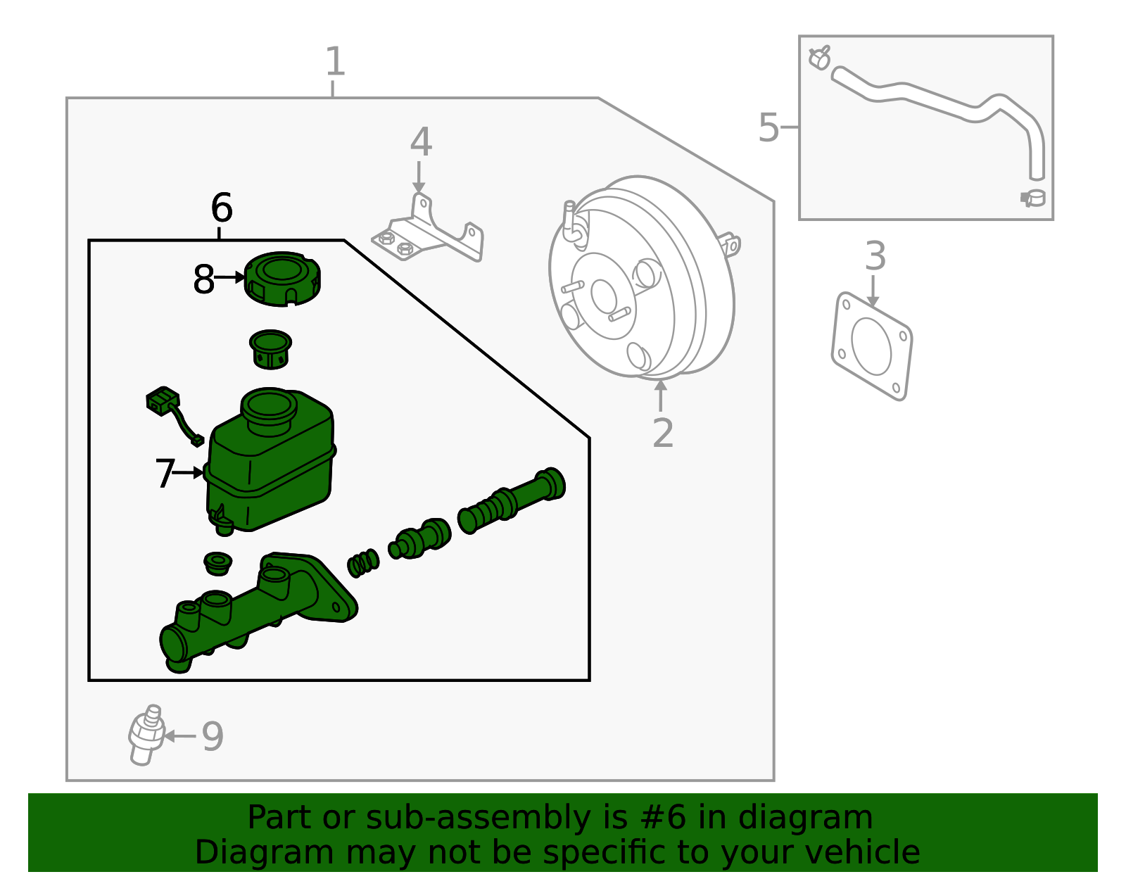 58510-3F200 - Master Cylinder 2007-2009 Kia Amanti | Kia.Parts Store