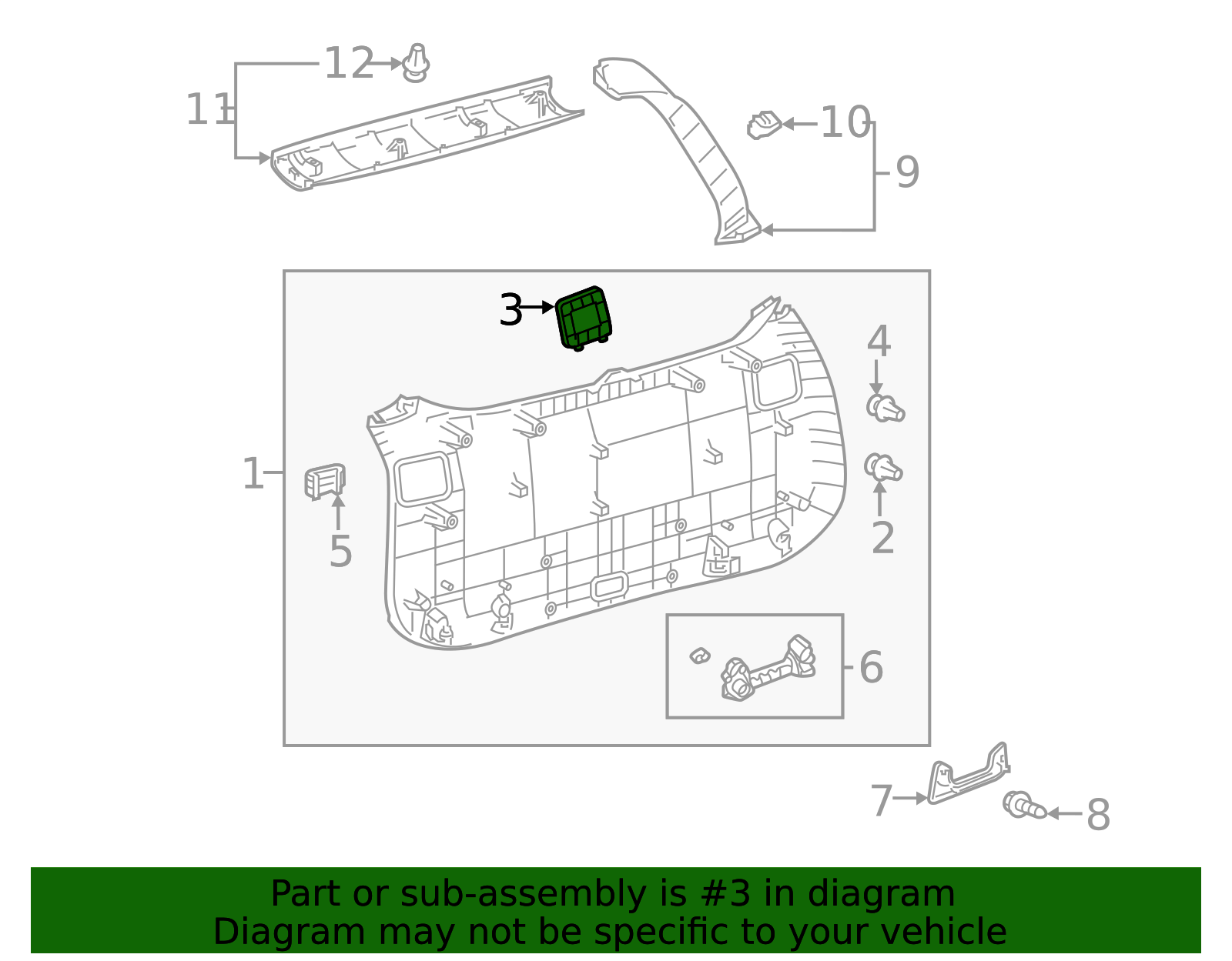 2019-2025 Toyota Access Cover 67847-0R060-C0 | MotorMotor