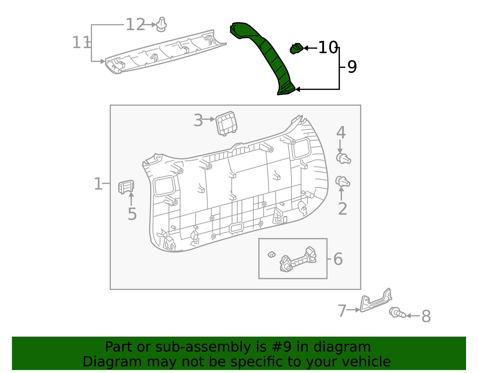 2019-2025 Toyota Side Trim Panel 67937-0R050-C0 | Toyota Parts Center