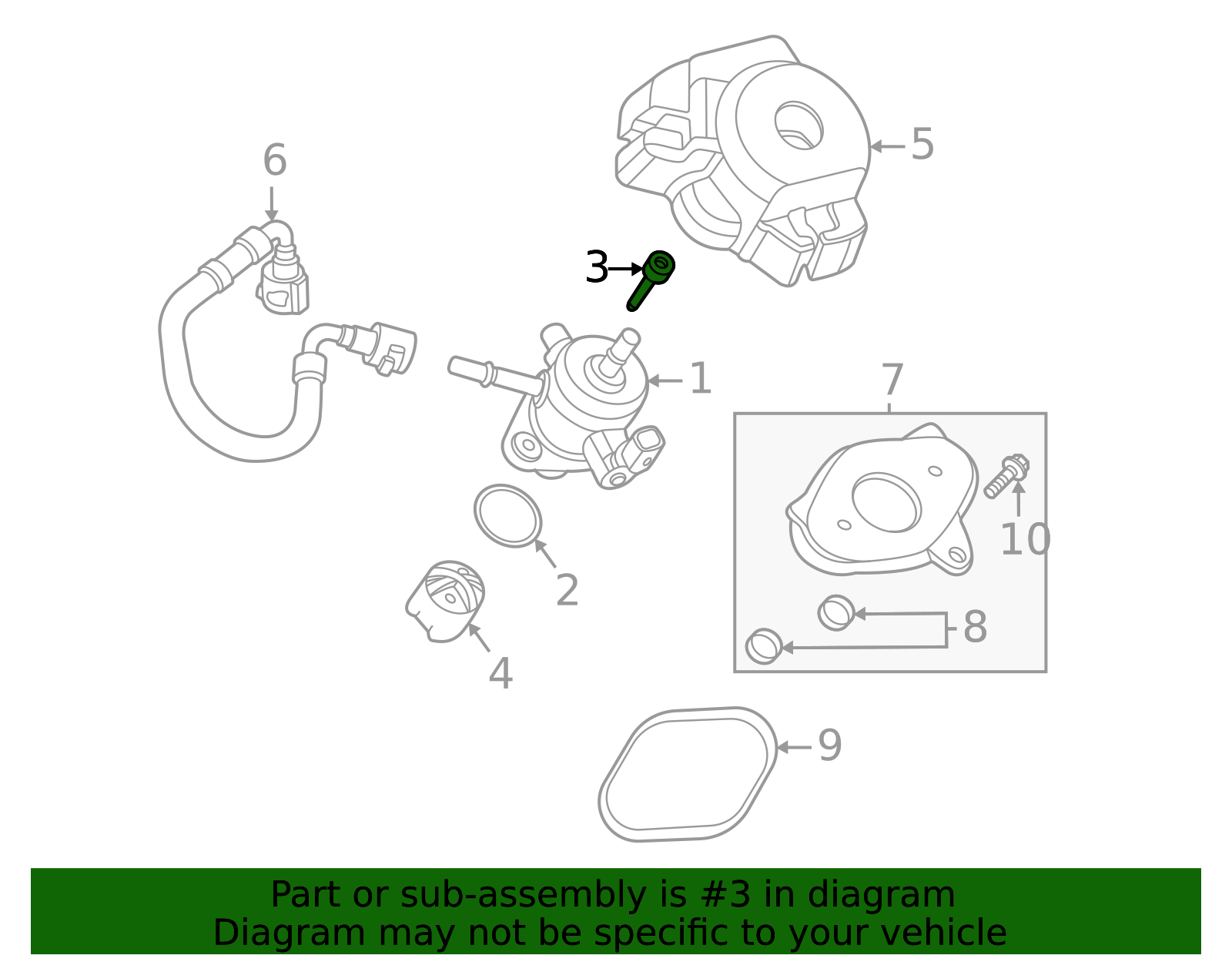 W714498-S900 - Mechanical Fuel Pump Bolt 2021-2023 Ford F-150 | Ford ...