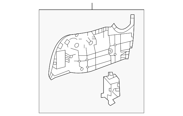 2021-2025 Toyota Sienna Outer Cover 71801-08030-C0 | Toyota Parts Center