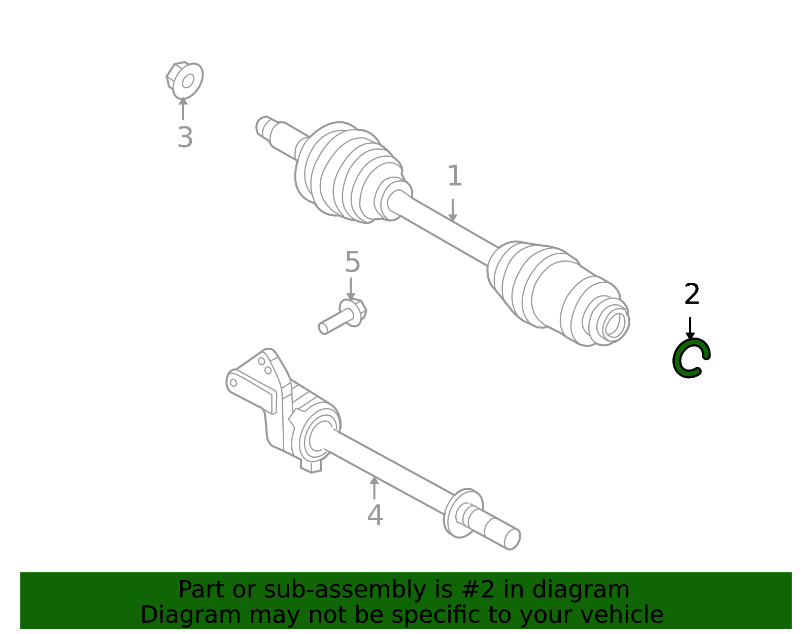 2006-2012 Ford Cv Joint Clip 6E5Z-4B422-A | OEM Parts Online