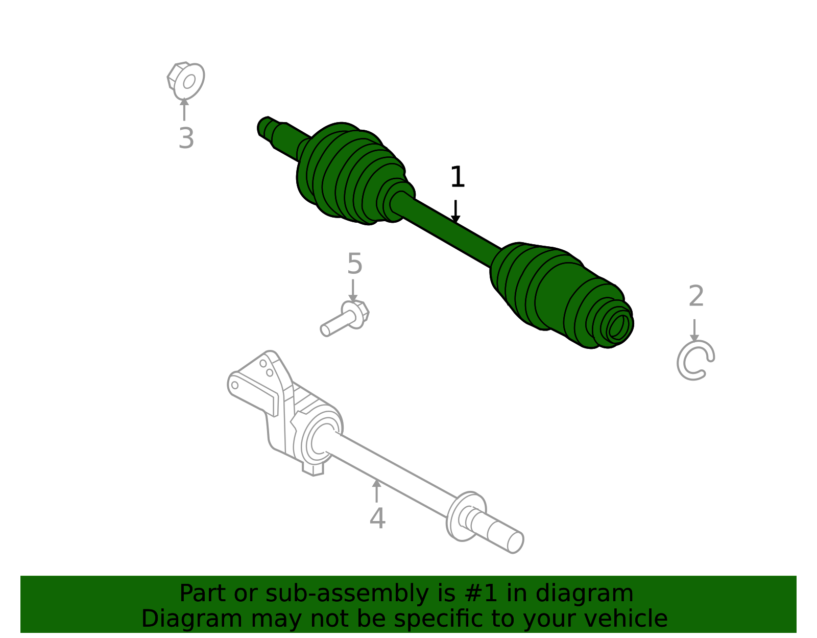 2006-2009 Ford Motorcraft Axle Assembly tx504 | TascaParts.com