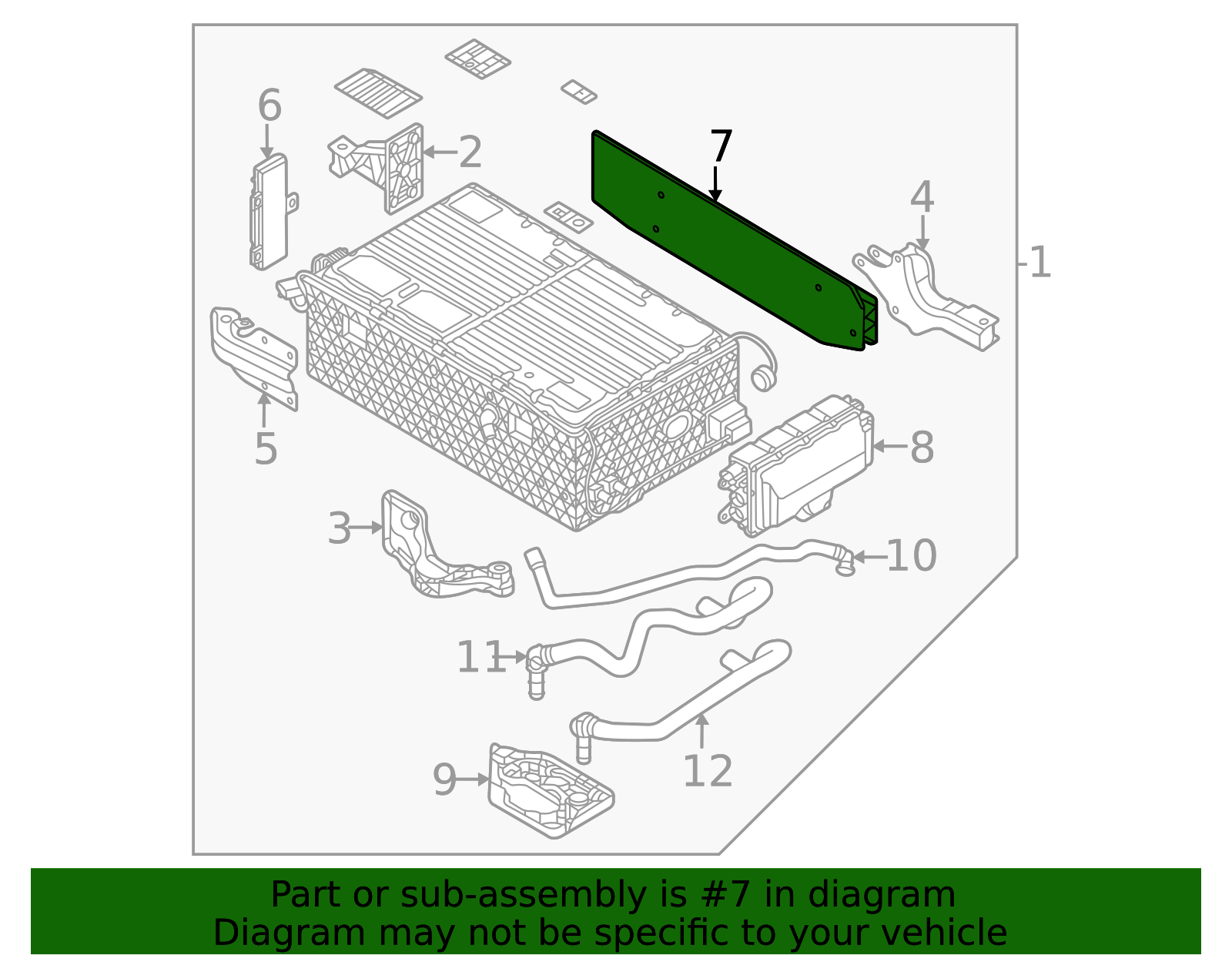80A-805-443-B - Cross-Member 2022-2025 Audi | Audi OEM Parts Guy