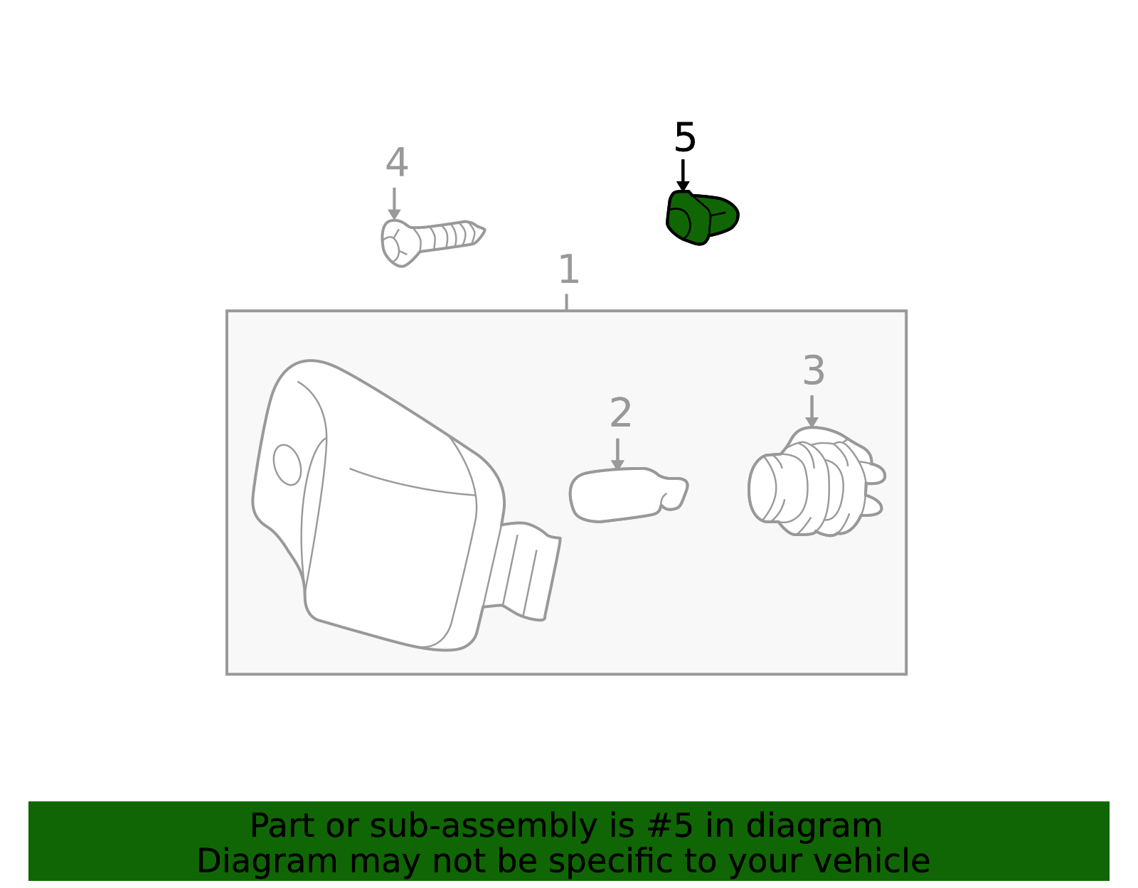 Genuine Official Toyota Headlamp Assembly Grommet part# 90075-10004 for ...