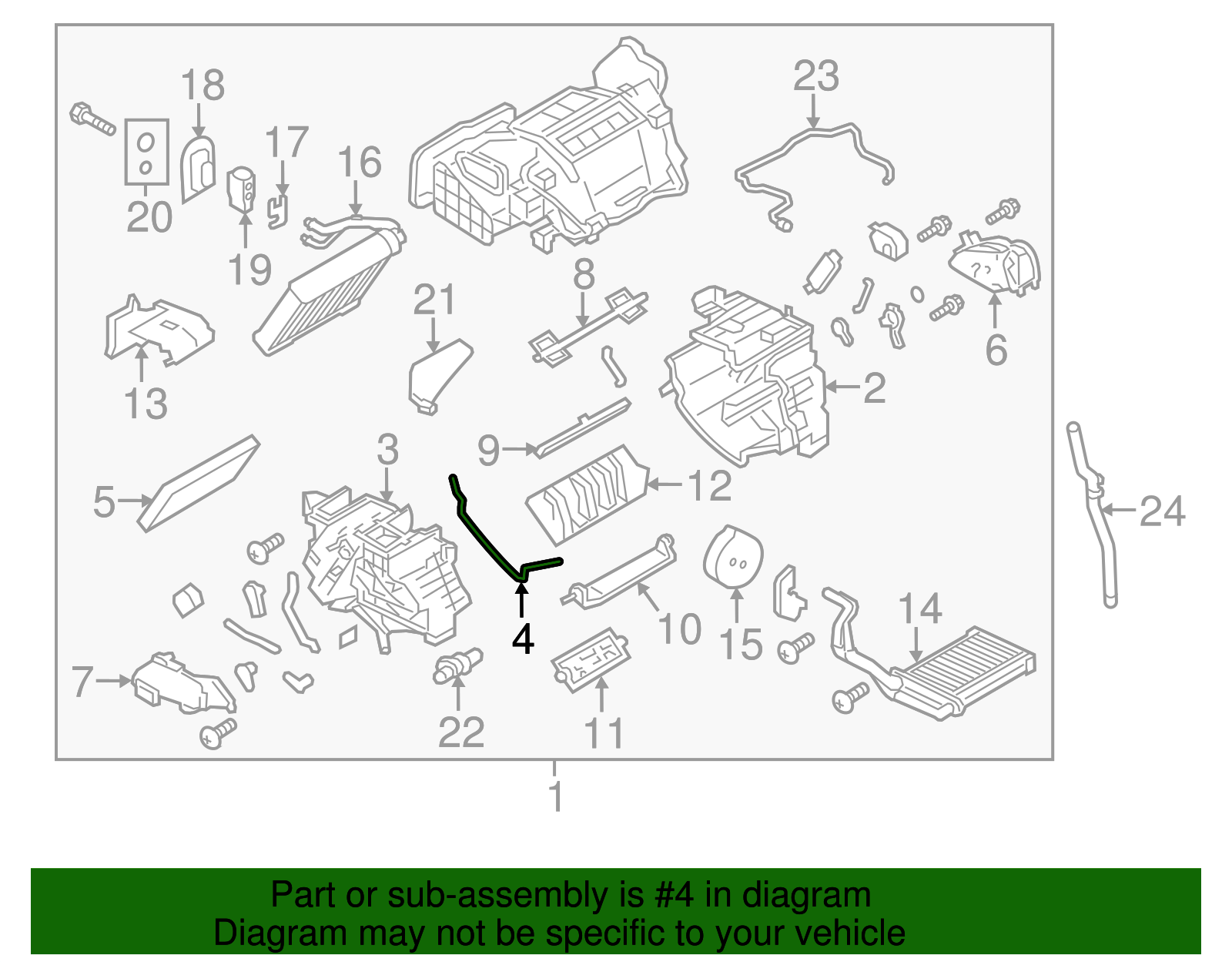 2011-2012 Nissan LEAF Seal Strip 27288-1FC0A | Kline Nissan