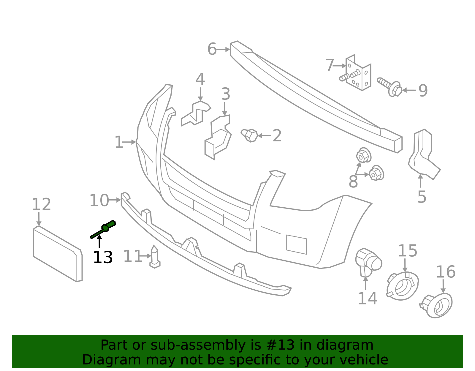 License Plate Bracket Rivet W705297-S300 | OEM Parts Online