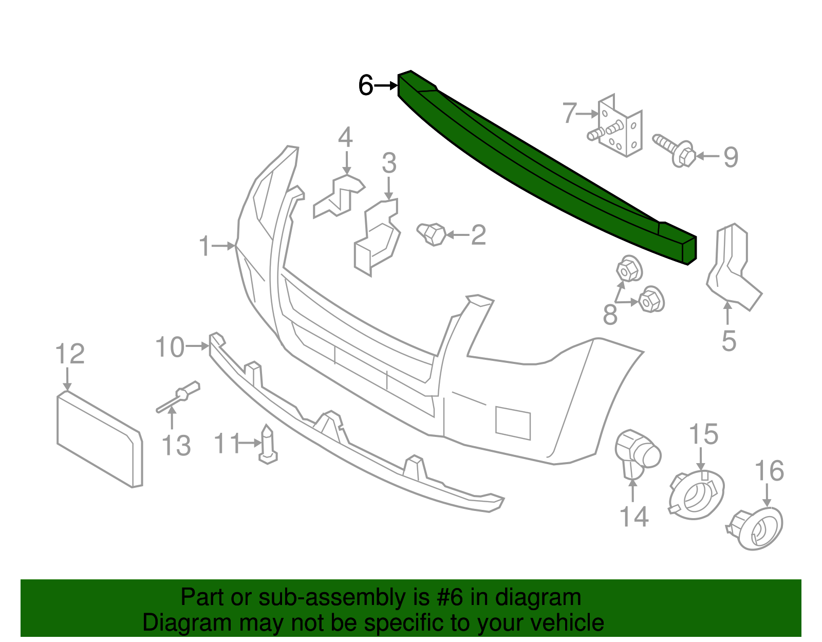 9L8Z-17757-A - Ford Reinforcement 2001-2012 Ford | Performance Auto Parts