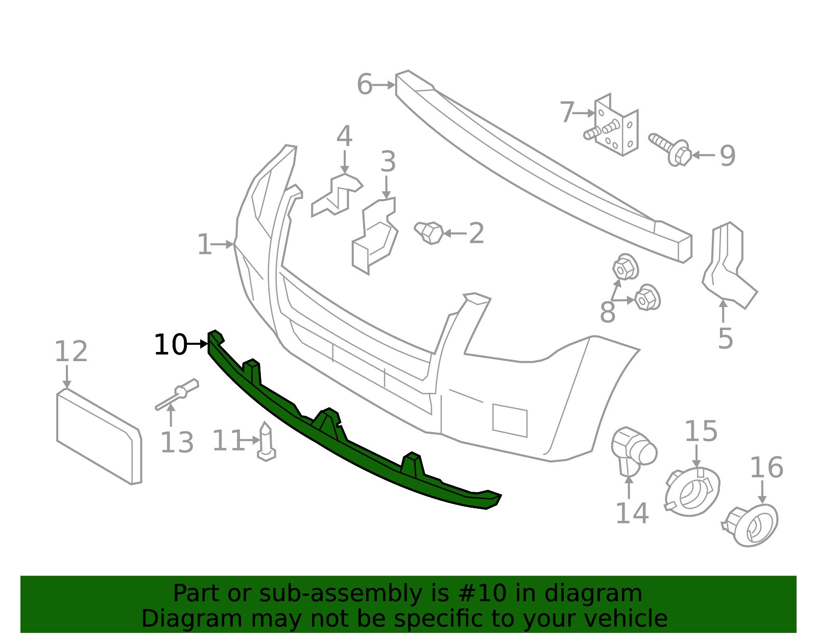 Genuine OEM Ford Part - Valance Panel 9E6Z-17626-A | Genuine OEM Ford ...
