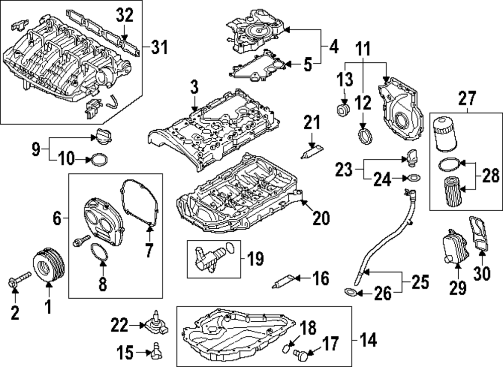06Q-103-495-G - Separator - 2019-2024 Volkswagen | VW OEM Parts Outlet
