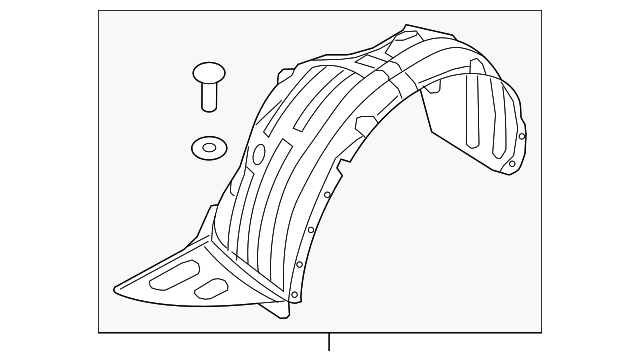 2015-2021 Kia Sedona Fender Liner 86811-A9000 | OEM Parts Online