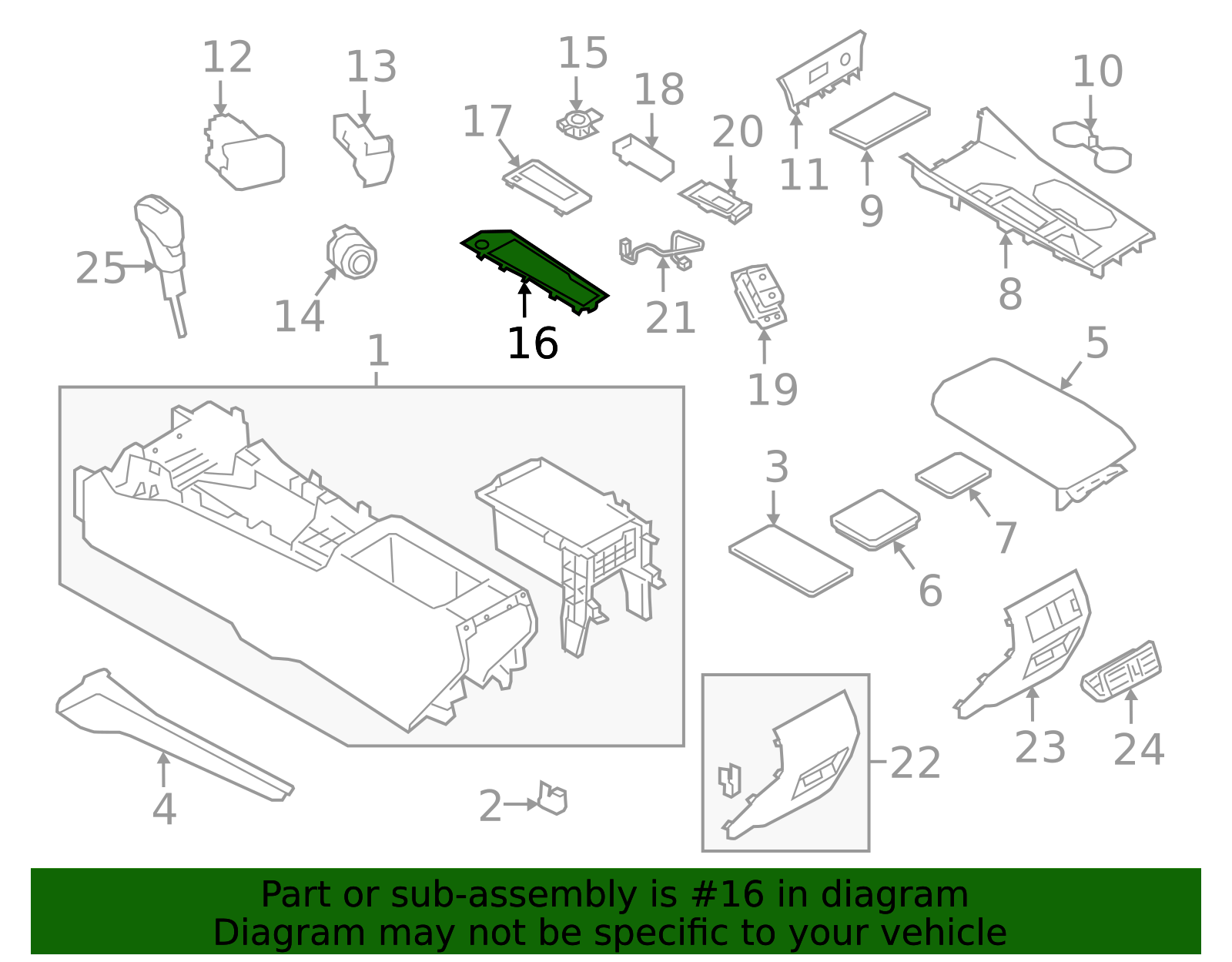 2019-2025 Nissan Altima Escutcheon 969B6-6CA0A | QuirkParts